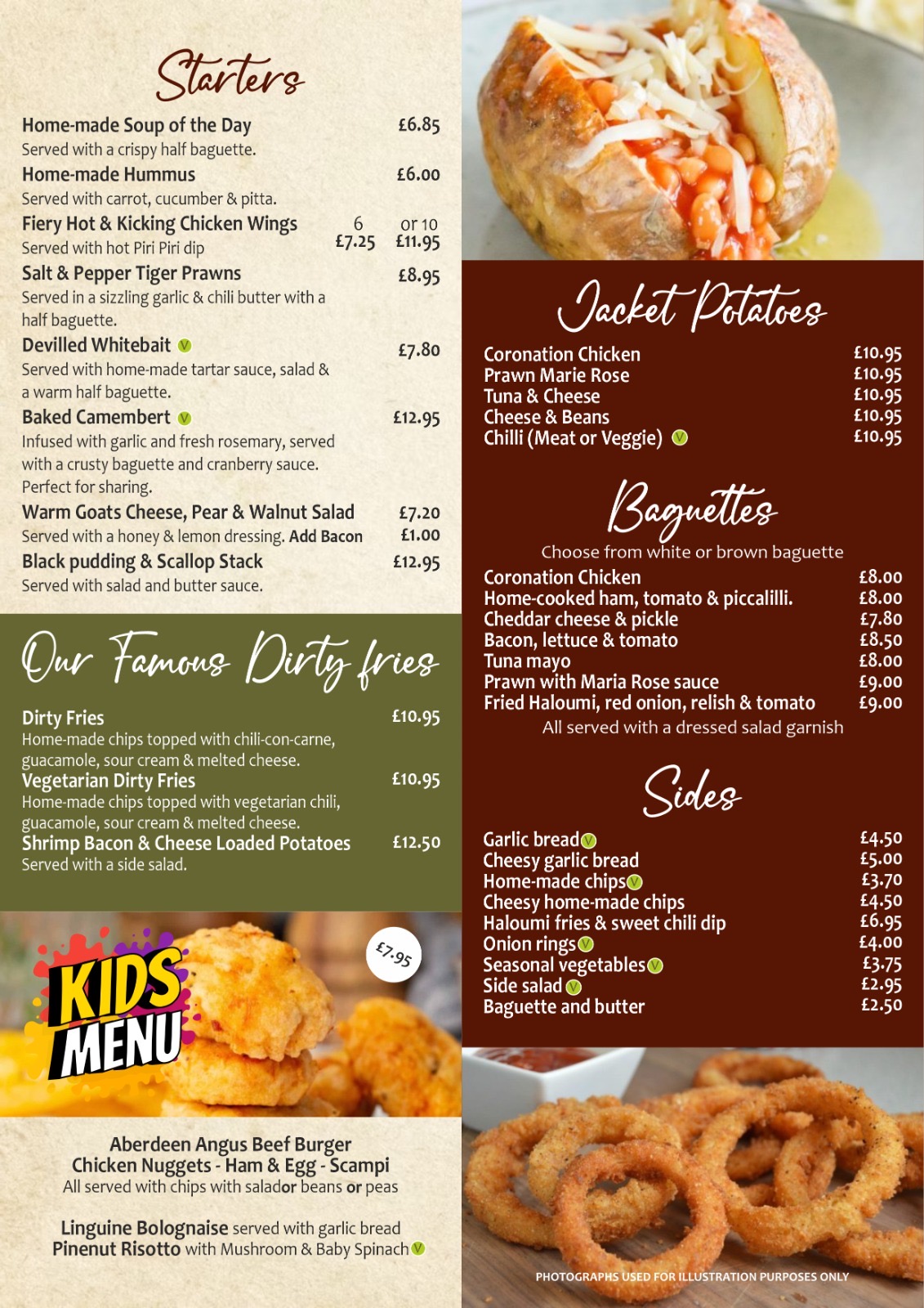 Food and Drinks Menus | The Foresters Arms in Brockenhurst New Forest