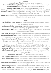 Food and Drinks Menus | The Foresters Arms in Brockenhurst New Forest